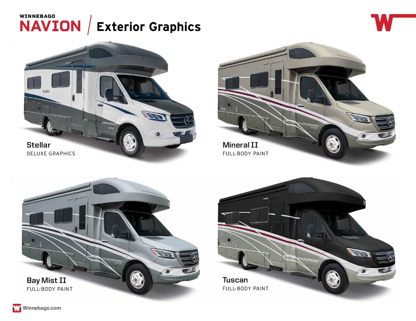 New Winnebago Navion 24J | 24G | 24V | Winnebago Navion Dealership ...