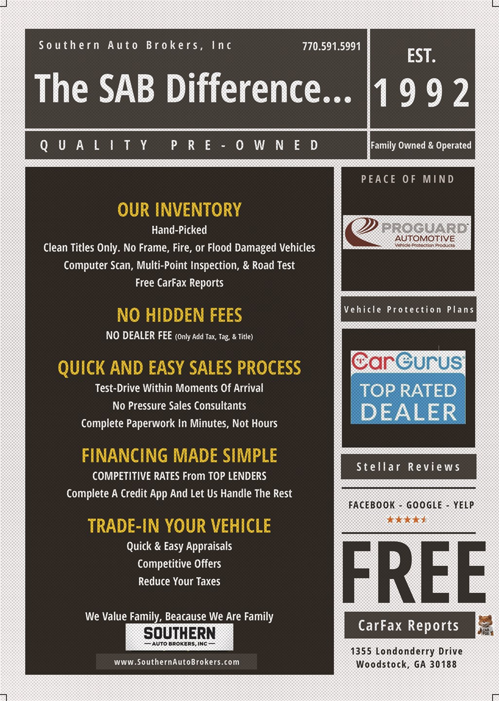 Southern Auto Brokers, Inc