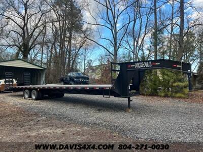 2020 Nexhaul 40" Gooseneck Trailer Flatbed With Dovetail Hotshot Trailer