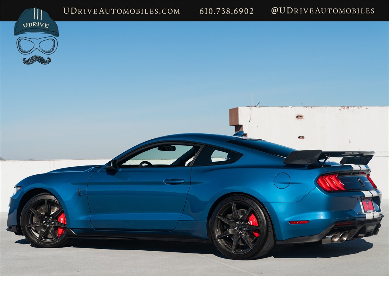 2020 Ford Mustang Shelby GT500 Carbon Fiber Track Pack White Over The ...