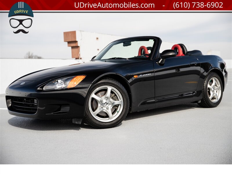2000 Honda S2000 3k Miles Berlina Black over Red Leather