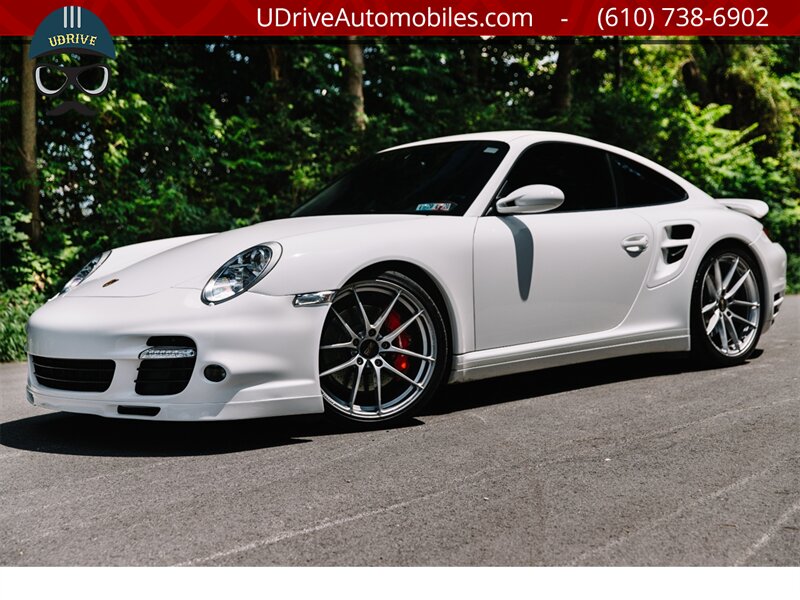 2008 Porsche 911 Turbo 997 6Sp White Chrono Adap Sprt Sts Carbon Diff ...
