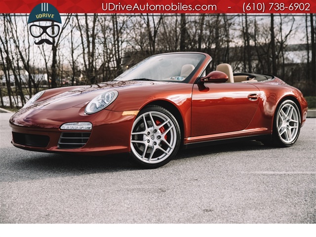 2009 Porsche 911 Carrera 4S Cabriolet Ruby Red Chrono Vent Seats PDK ...
