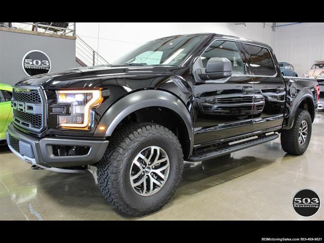 2017 Ford F-150 Raptor; Black/Black, Nav w/ Only 850 Miles!
