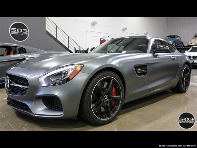2016 Mercedes-Benz AMG GT S; Stunning Satin Grey w/ Tons of Carbon!